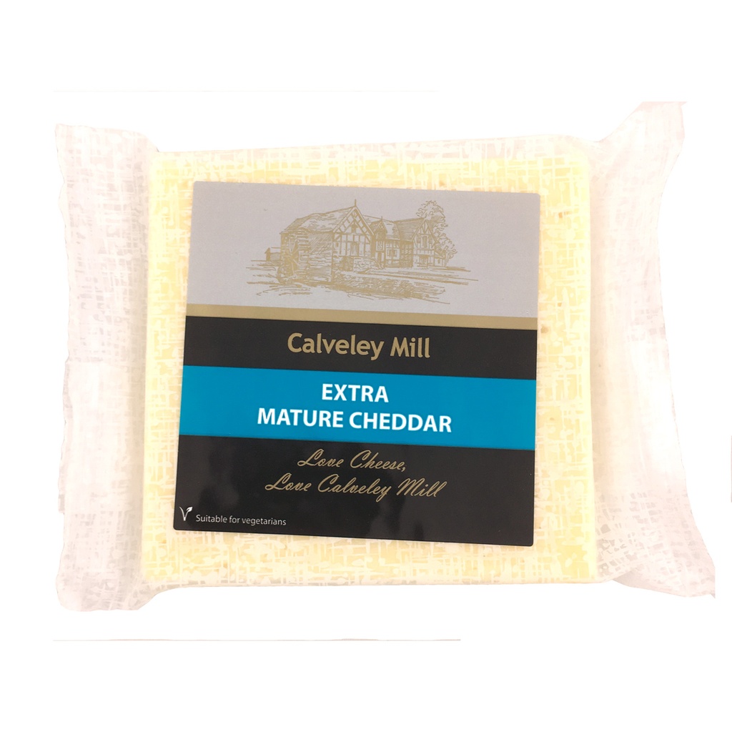 Calveley Cheddar Block - SMALL Extra Mature 150g | CN Foods